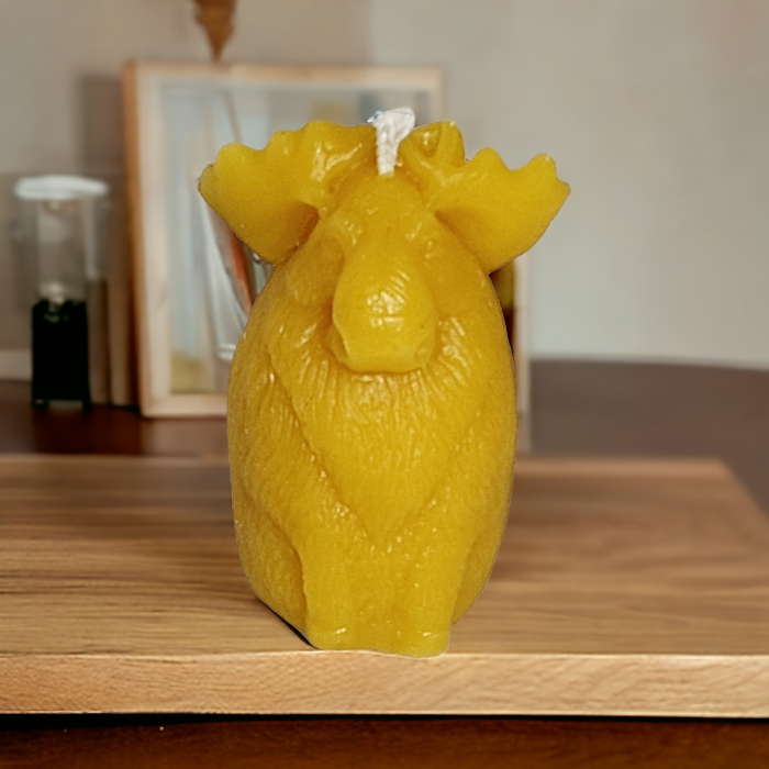 Moose 100% Pure Beeswax Candle | Copoco's Honey