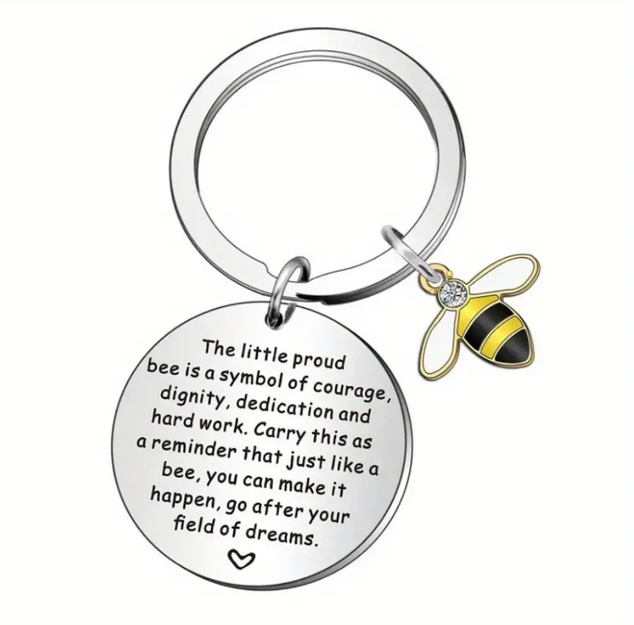 The Symbol of Courage Keychain | Copoco's Honey